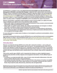 Moisture Associated Skin Damage (MASD) - Health Association Nova Scotia